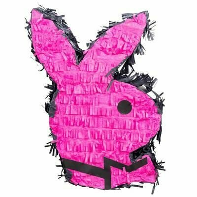 Пиньята весёлая затея заяц розово-черный, 40 х 40 х 12 см