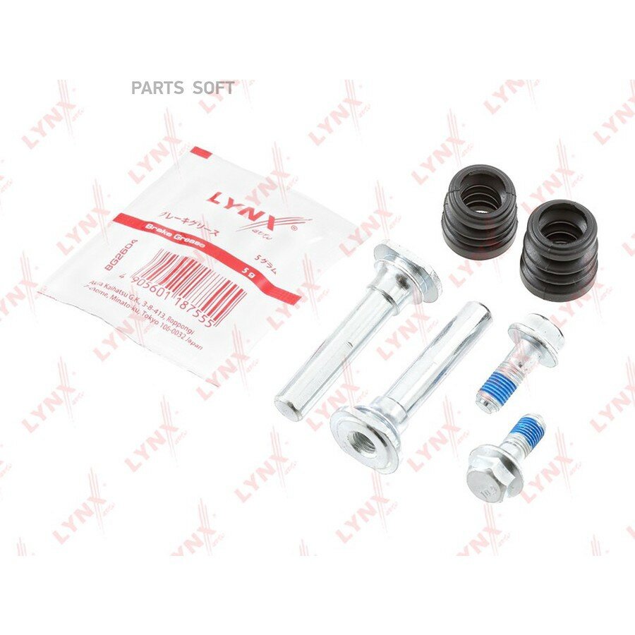 LYNXAUTO Комплект направляющих тормозного суппорта (направляющая 10 mm, суппорт DAC)