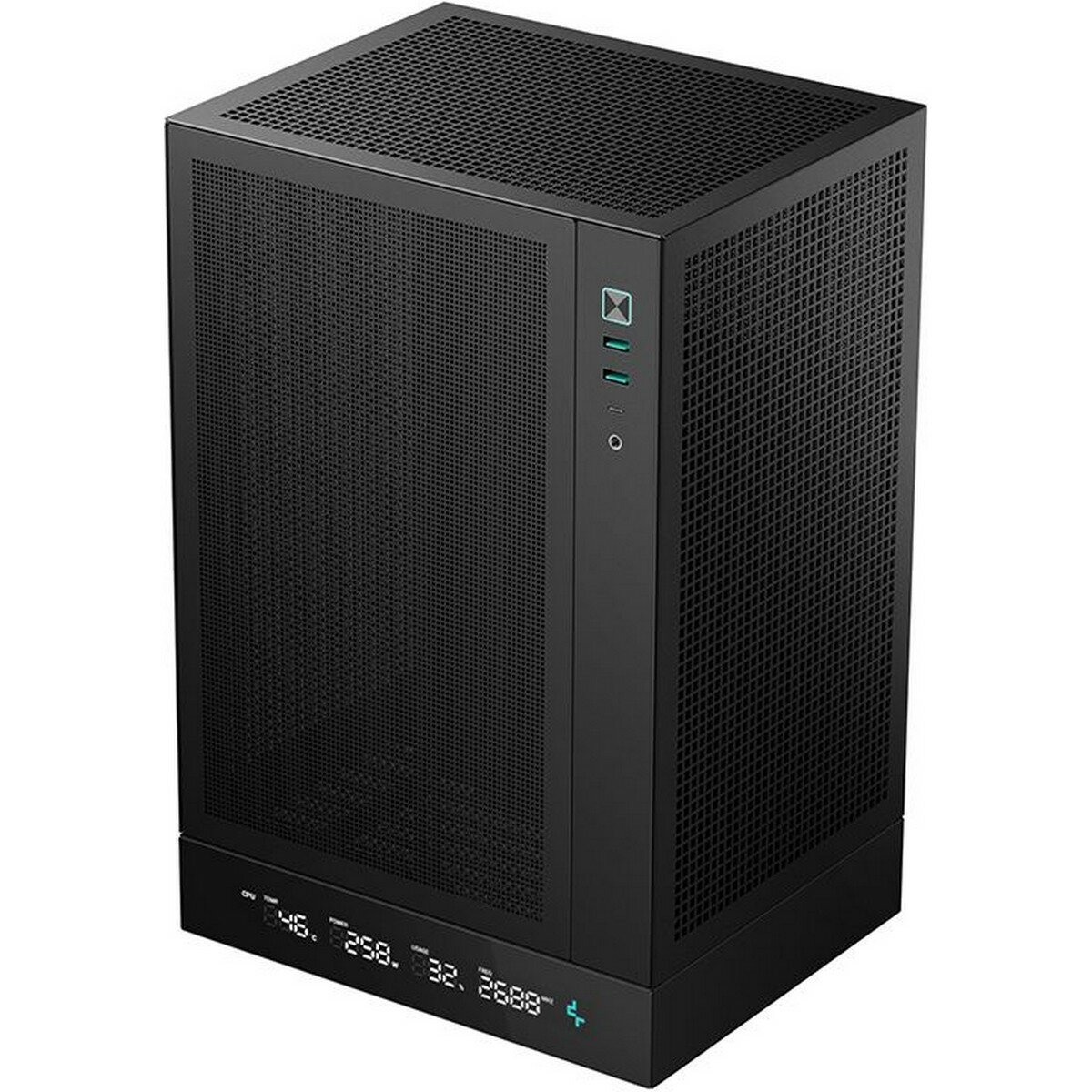 Корпус для ПК Deepcool Корпус DeepCool CH170 DIGITAL mini-ITX, Black уц-2-2