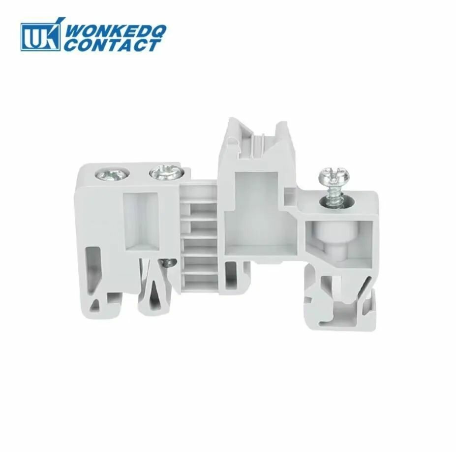 E/JUK-2 Концевой зажим / Стопор концевой на DIN-рейку упаковка 100 шт. WONKEDQ