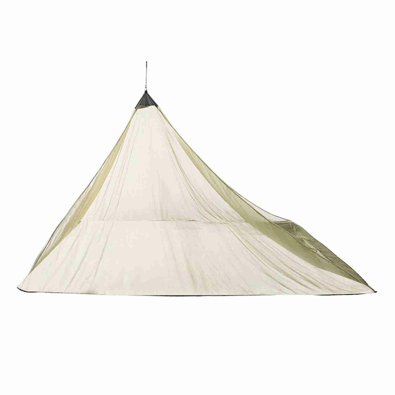 Походная москитная сетка-кровать, компактная и легкая сетчатая палатка для кемпинга, походов, треугольная, для использования на открытом воздухе, с сумкой для переноски, одноразовая.