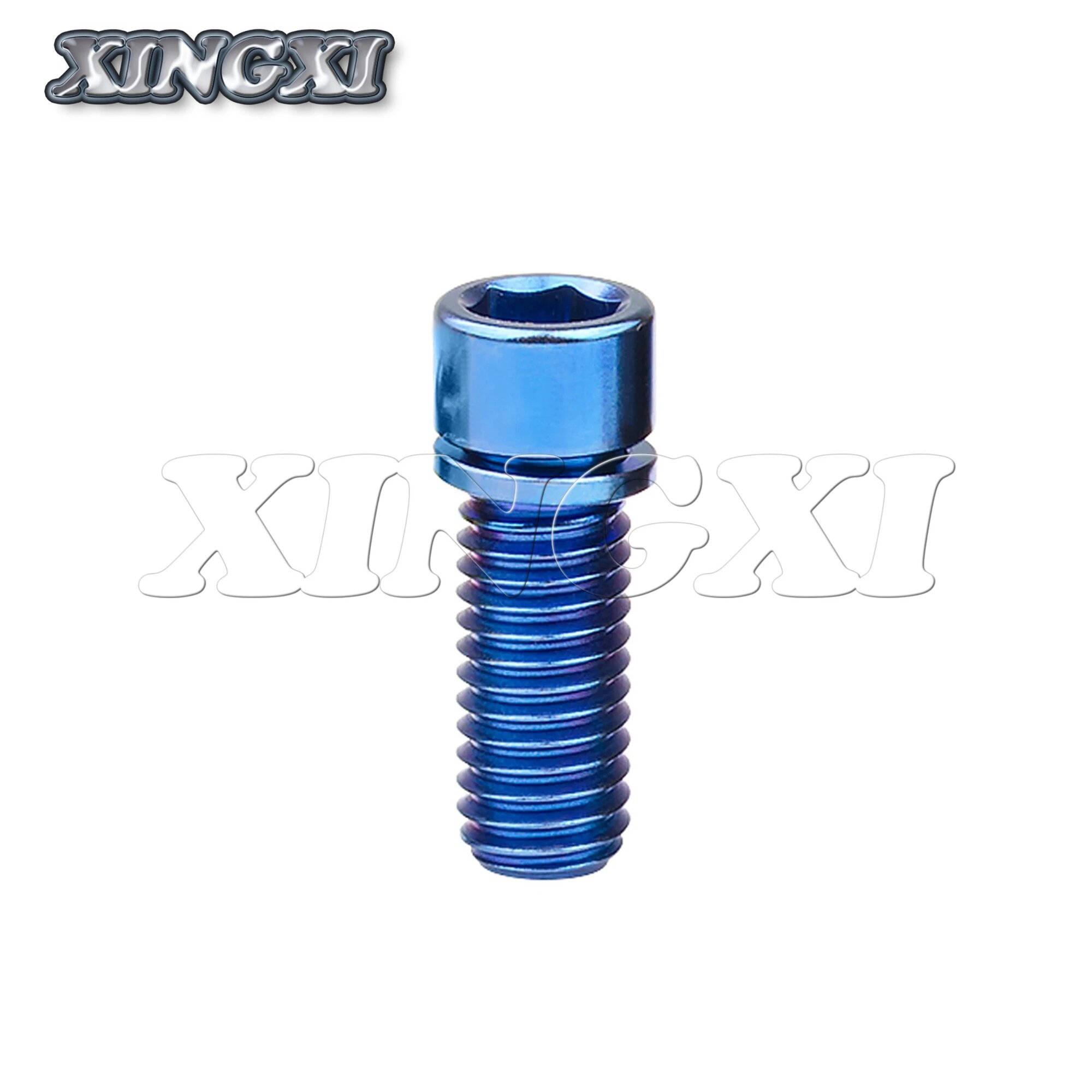 Титановые болты Xingxi M7/M8 x 20 25 мм M8, Blue, 20mm