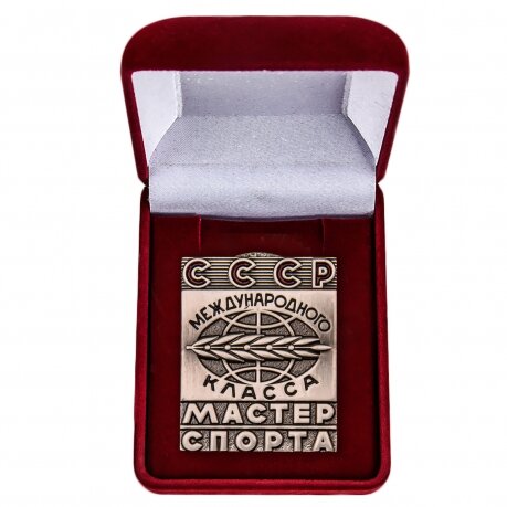 Нагрудный муляж Мастер спорта СССР в футляре