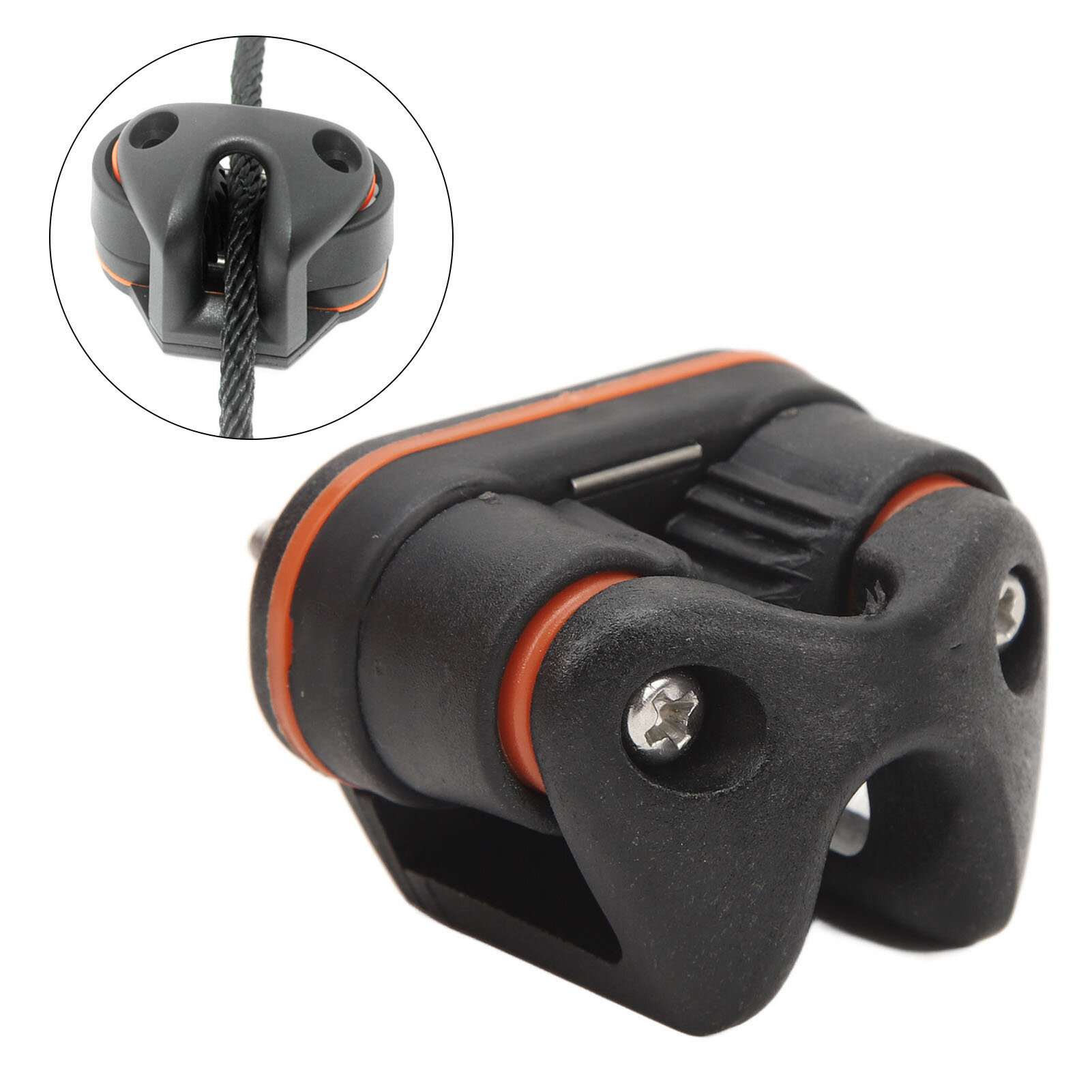 Кулачковая планка для лодки Быстросъемный шарикоподшипник Шина кулачка Направляющее кольцо Кабельная петля Веревочная планка для лодок и яхт 3 12 мм