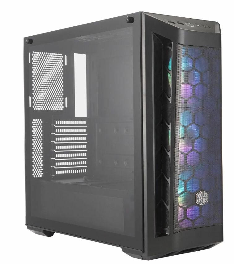 Компьютерный корпус Cooler Master MasterBox MB511 RGB Mesh (MCB-B511D-KGNN-RGA) черный - Midi Tower, ATX, USB 3.2 Gen 1 Type-A