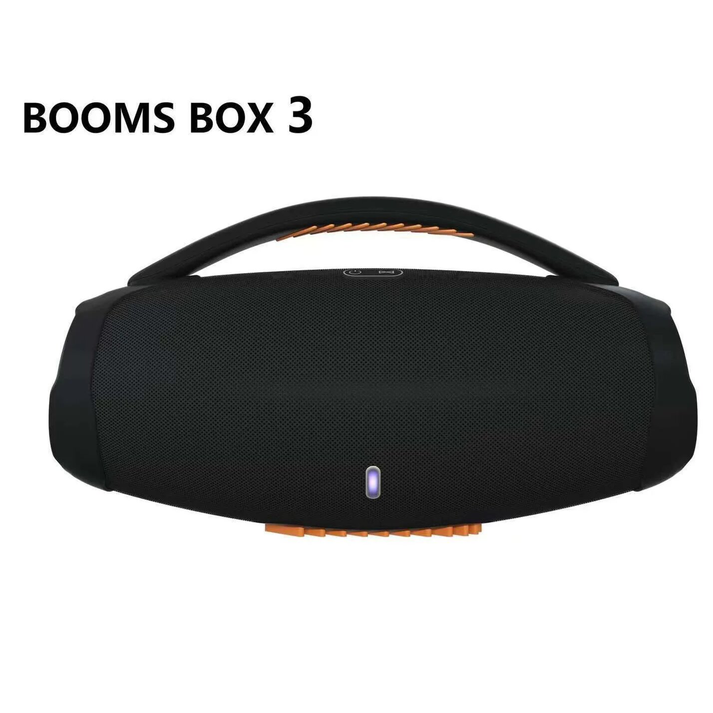 Портативный водонепроницаемый Bluetooth-динамик высокой мощности RGB с цветным светом, беспроводной сабвуфер, стерео объемный звук на 360 градусов, TWS, FM-бумбокс, BOX 3 black