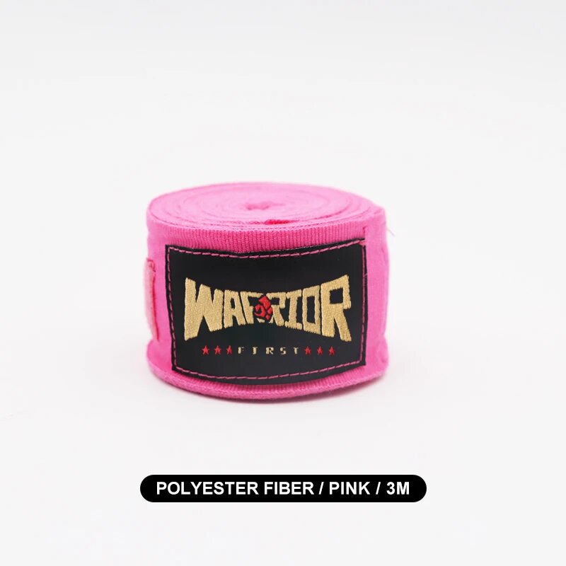 WARRIOR FIRST Боксерские бинты из полиэстера 2 шт, 5m, Розовый