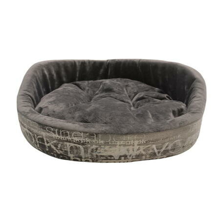 HOMEPET Plush #2 49 см х 43 см х 17 см диванчик графит для домашних животных