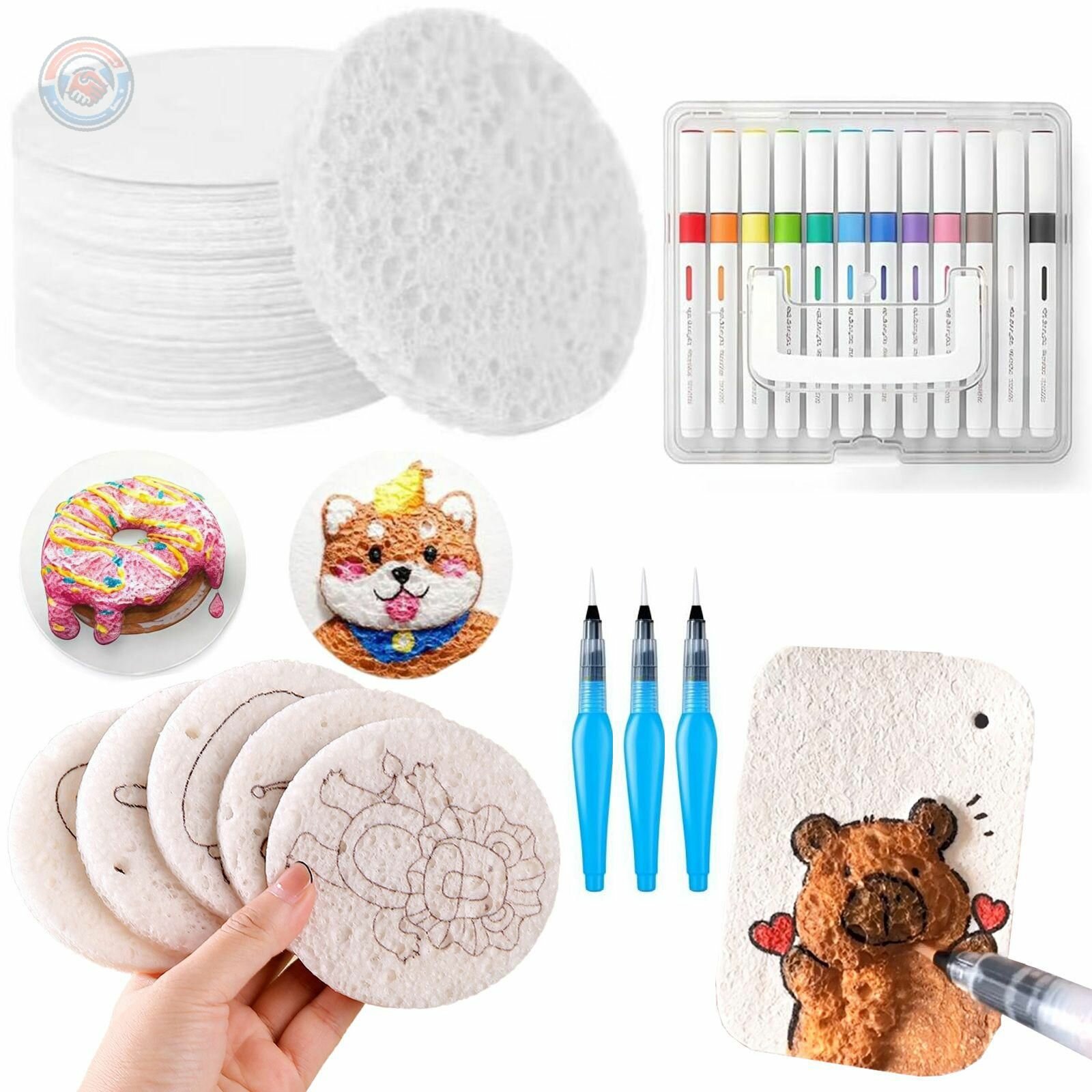 Текстурная бумага Magic Foam для 3D рисования волшебная вспенивающаяся бумага для детского творчества набор для поделок и арт терапии 35 листов