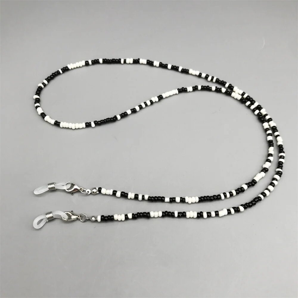 Богемная цепочка для очков и маски fafagalss Серебряный, 8