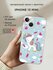 Чехол на Apple iPhone 13 mini / Айфон 13 мини с принтом "Сладкий единорожек"