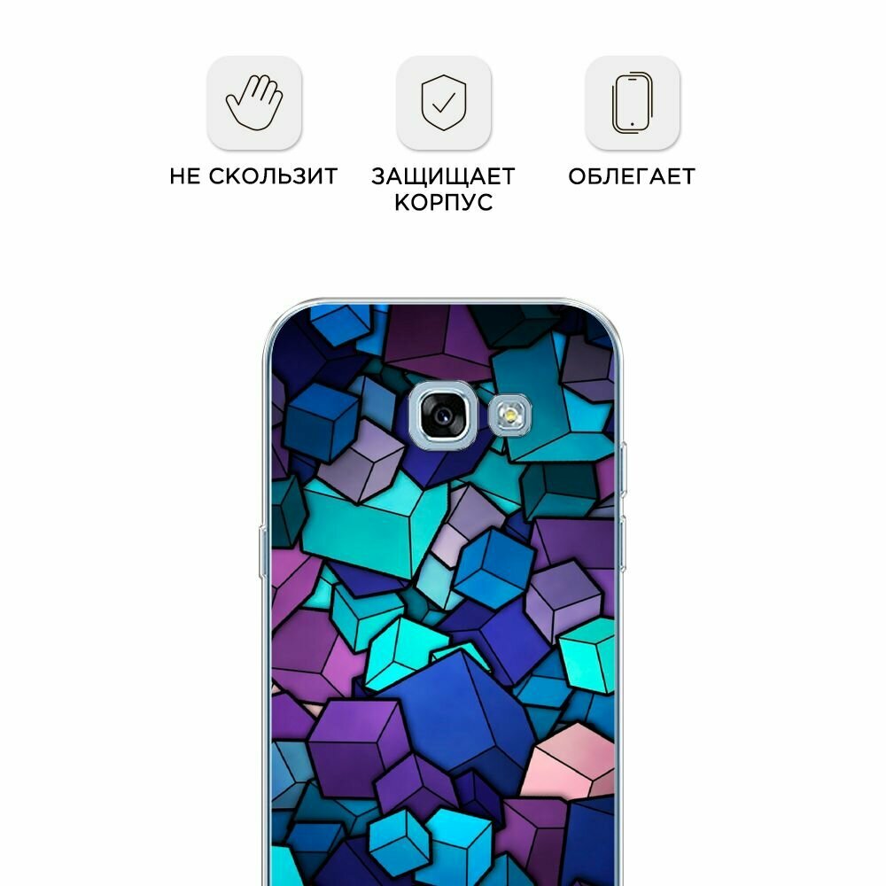 Чехол на Samsung Galaxy A5 2017 / Самсунг Галакси А5 2017 с принтом Геометрия 5 — фото 1