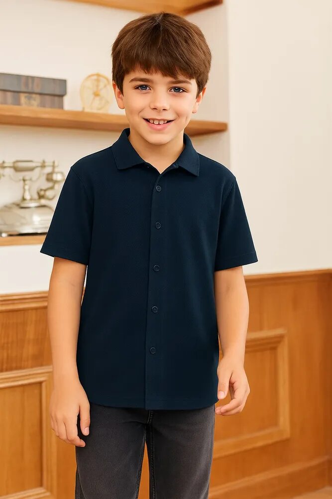 Школьная рубашка для мальчиков