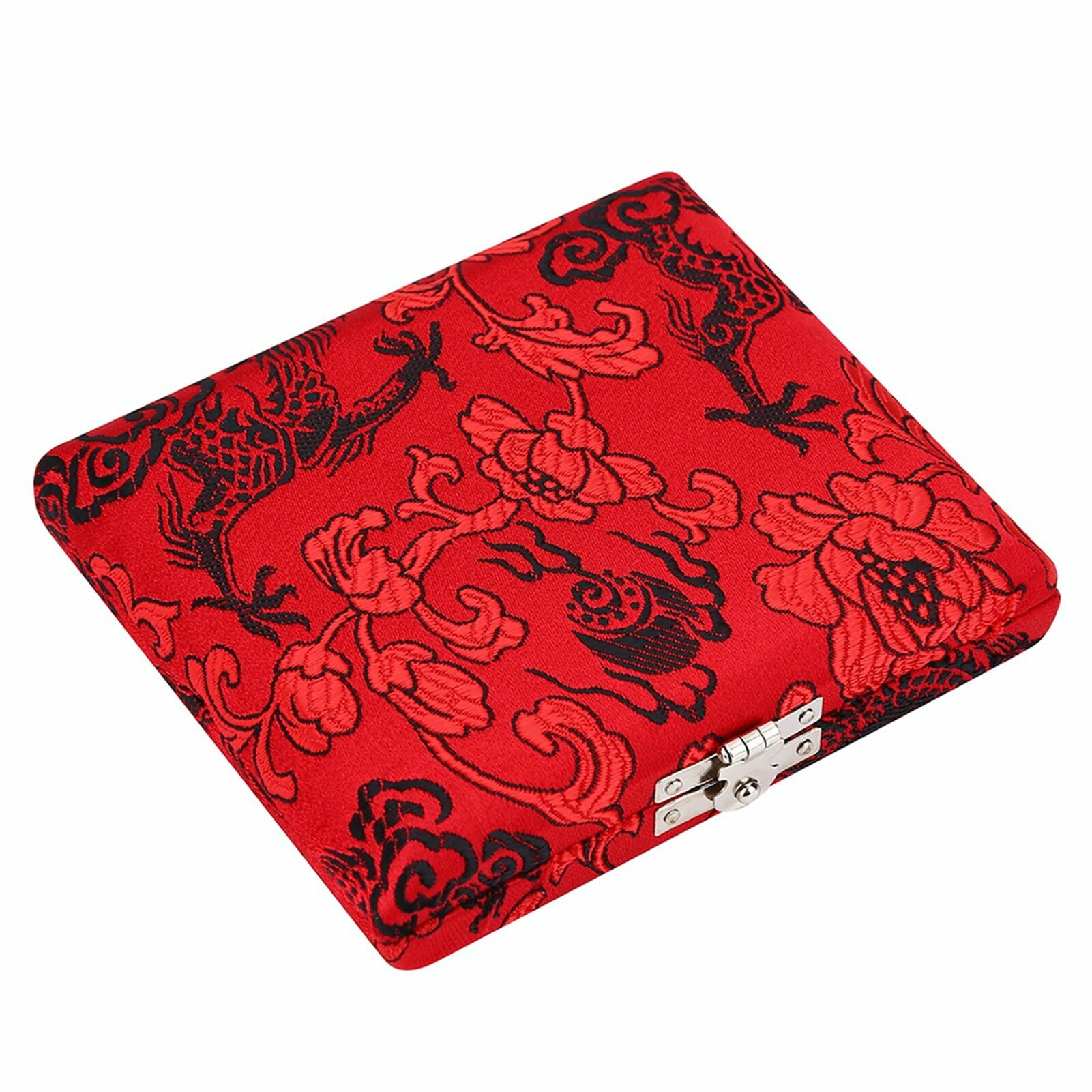 Деревянный Чехол Из Шелковой Ткани, Тростниковый Футляр, Держатель Для Хранения 6шт Тростника для Гобоя Красного Цвета