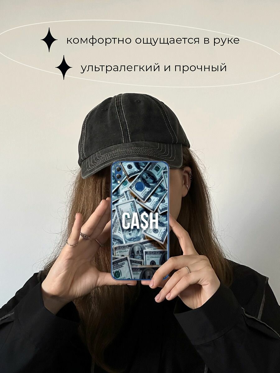 Силиконовый чехол на Honor 8X / Хонор 8Х с принтом "Cash" — фото 1