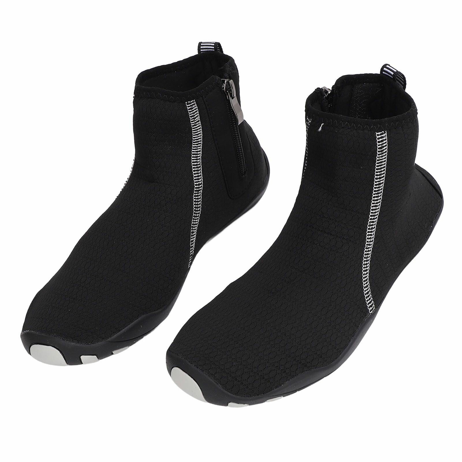 2 шт. Водные туфли, быстросохнущие, резиновые, нейлоновые, высокие, дышащие, нескользящие, пляжные туфли для водных видов спорта на берегу моря, черные 43