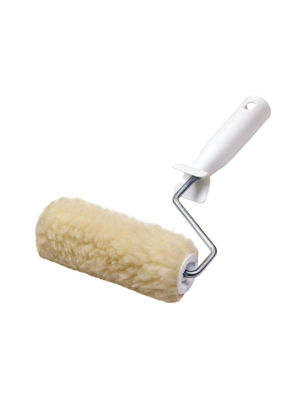 Валик натуральный мех 140 мм ворс 12 мм для алкидной основы с ручкой