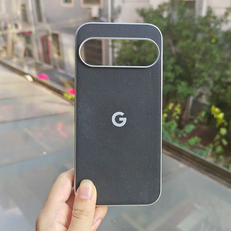 Чехол для телефона с текстурой ковбойской ткани для Google Pixel 8 Черный, Black, For Pixel 9 Pro XL
