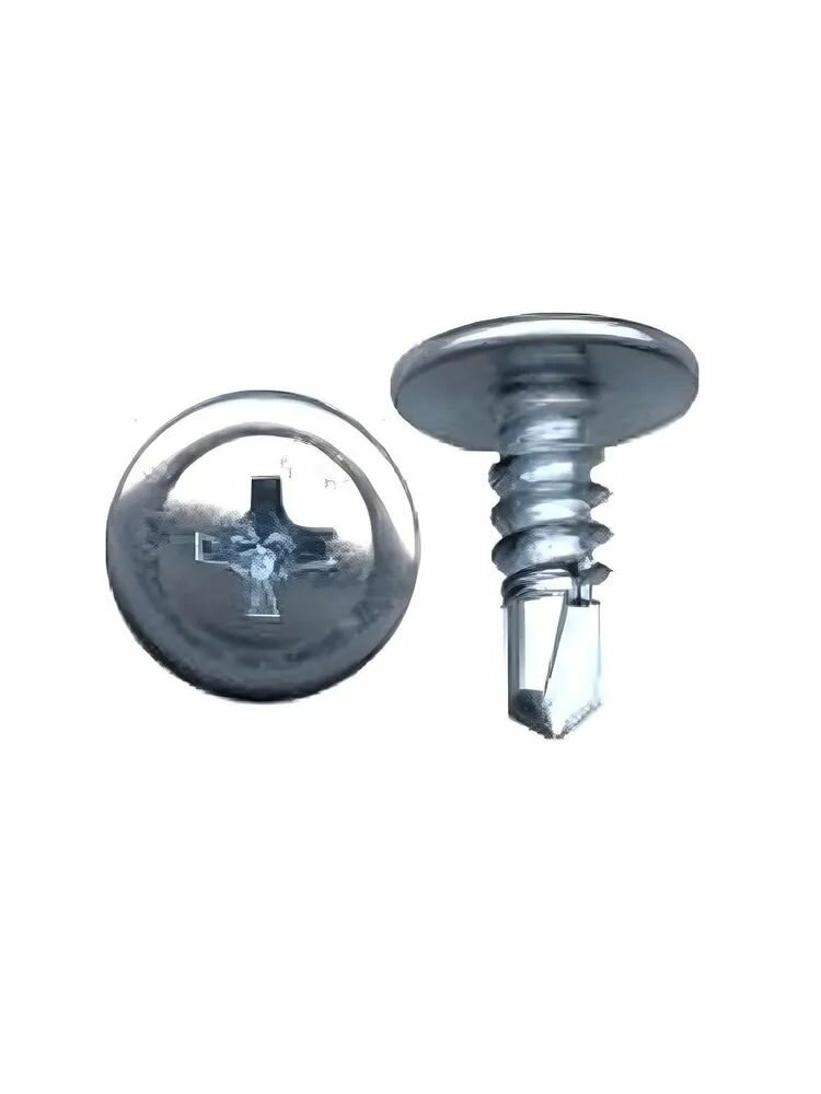 Саморез Техпром, оцинкованный, полусферическая головка, крестовой шлиц, 4.2x13 мм, 1 кг