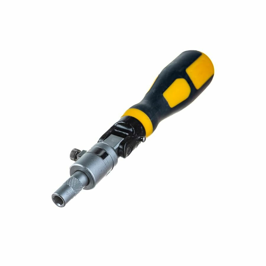 Поворотная отвертка для битов трещоточная реверсивная шарнирная AIST 8702 отвертка с трещоткой