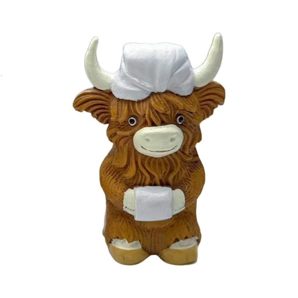 Скульптура коровы для ванной комнаты