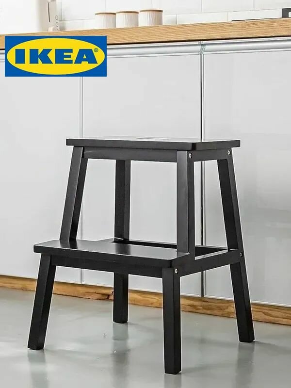 Табурет-стремянка BEKVAM беквэм стул лестница для кухни и дома нагрузка до 120 кг