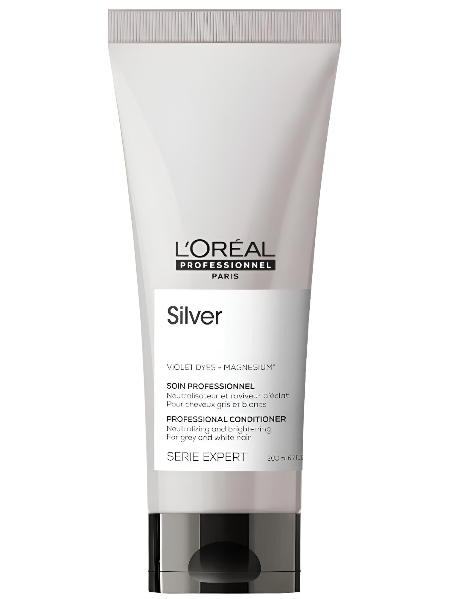 Смываемый кондиционер L'Oreal Silver, для седых и осветленных волос, 200 мл