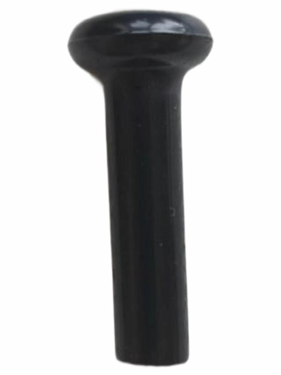 Кнопка замка двери внутрисалонная декоративная черная