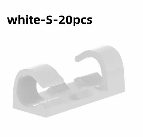 20 Шт. В Упаковке Самоклеящиеся Зажимы Для Кабеля Органайзер Для Кабеля Пластиковые Полоски Для Управления Шнуром Немаркирующ.