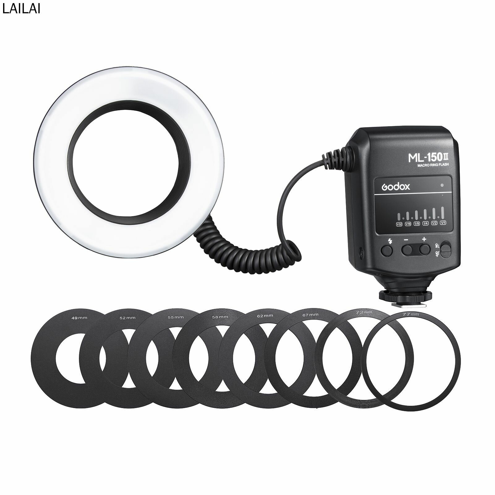 Godox ML-150II Универсальная кольцевая вспышка для макросъемки