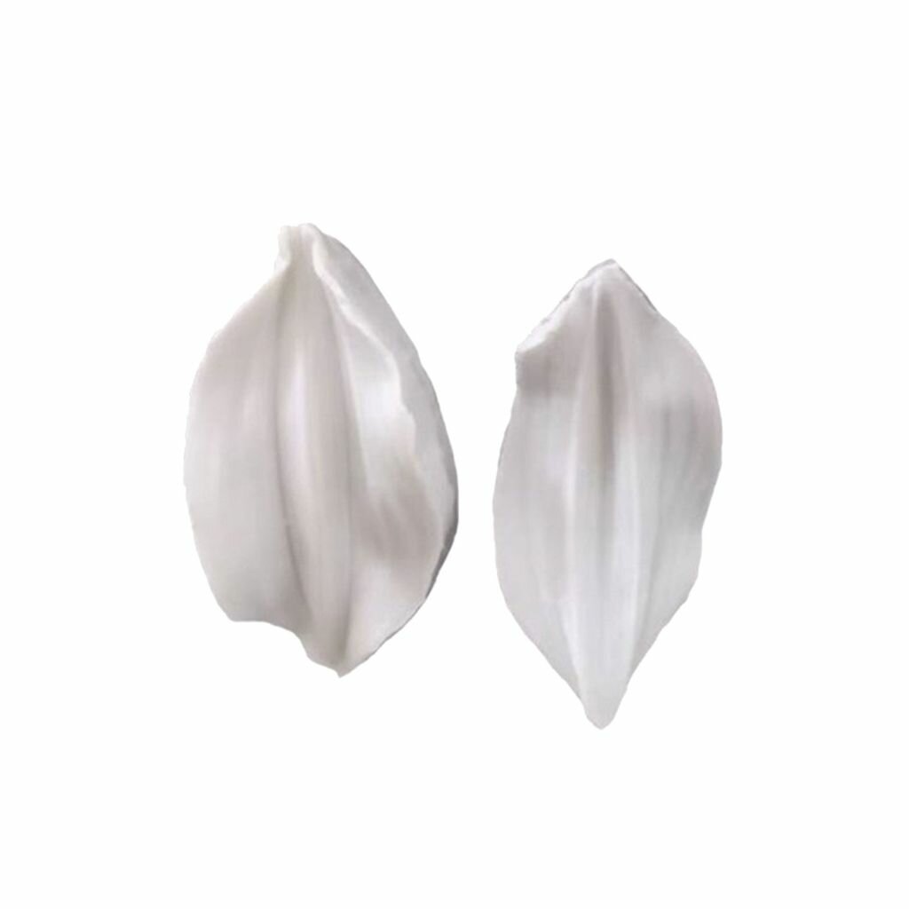 Форма для свечи, (1шт) Лист, тычинки, лепесток, силиконовая форма для помадки-короткий лепесток