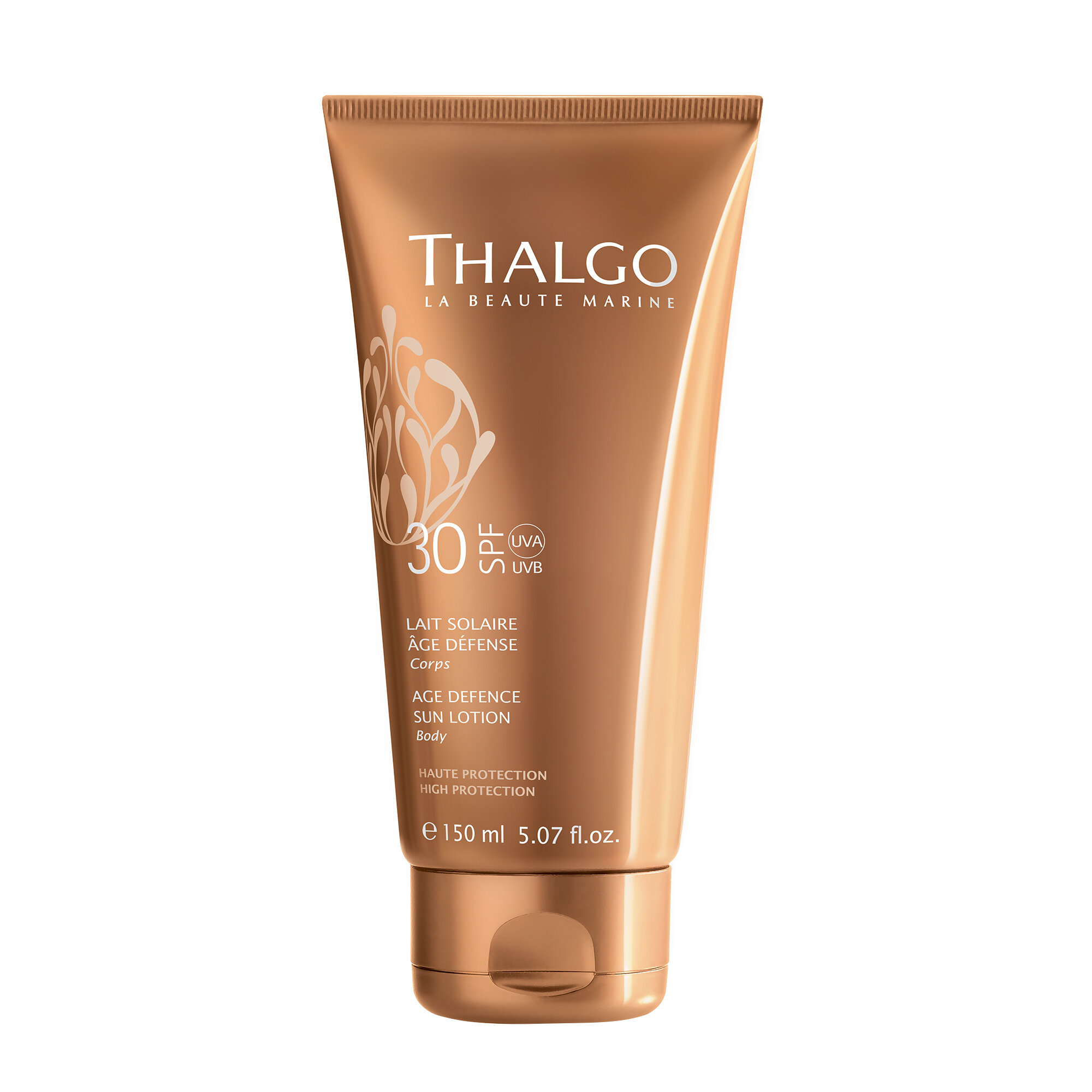 Антивозрастное солнцезащитное молочко Thalgo SunCare для тела SPF30+ 150 мл