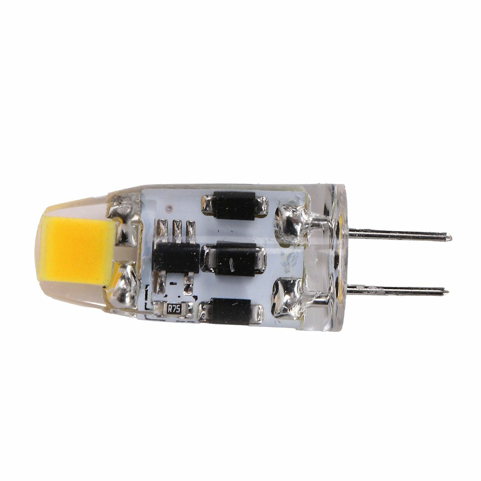 Маленькая лампа G4 мощностью 2 Вт с регулируемой яркостью, 200 ЛМ, естественный свет AC/ DC12-24V