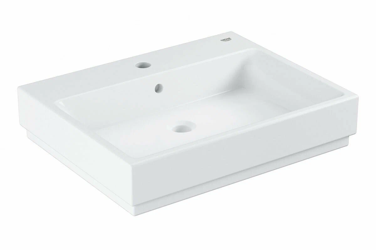 Раковина накладная Grohe Cube Ceramic 3947700H, альпин-белый