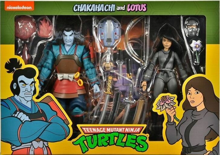 NECA / Teenage Mutant Ninja Turtles - Цветок лотоса и чакахати (подарок коллекционера)