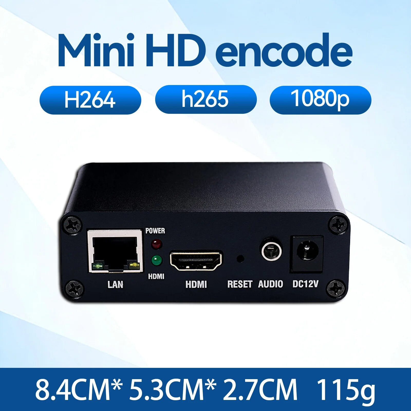 KINGITV XE1A HDMI энкодер 1080P для IPTV 1-channel HD Encoder — фото 1