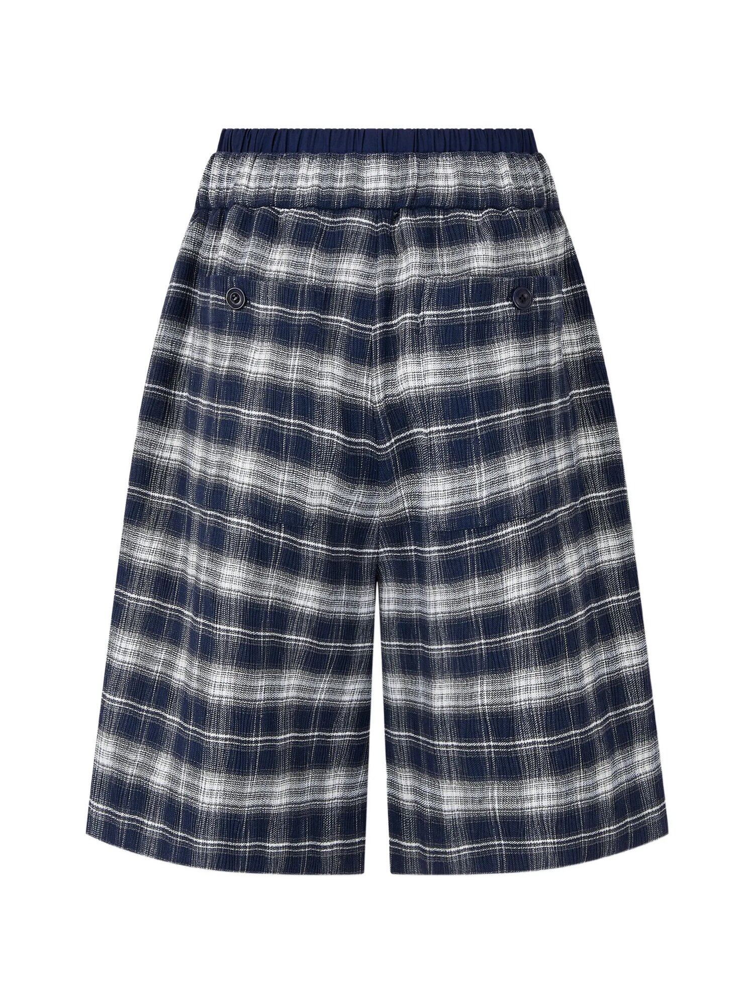 Шорты STUDIO TOMBOY Check-pattern shorts, размер OneSize, синий — фото 1