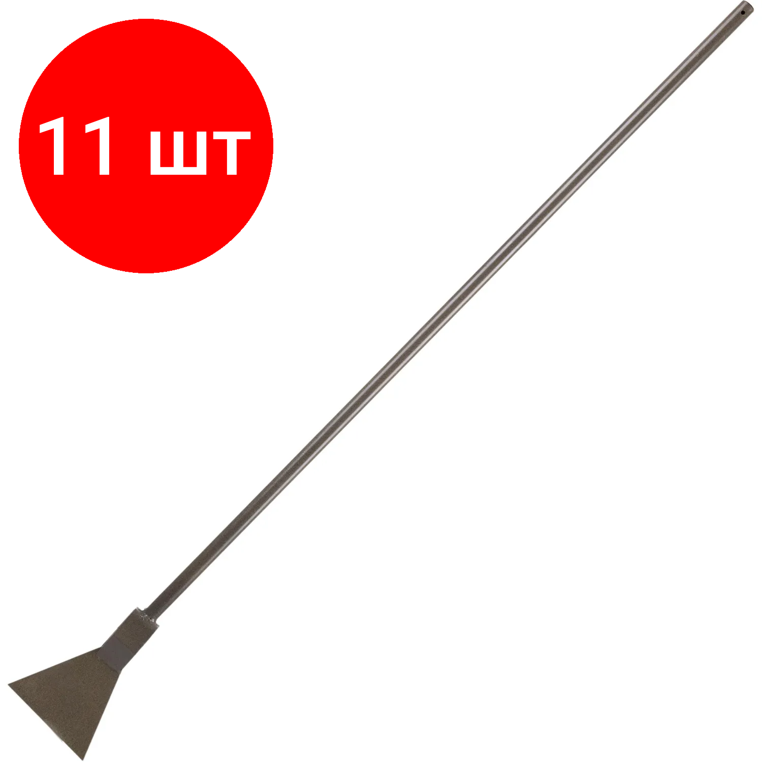 Комплект 11 штук, Ледоруб-топор РусТрейд (15х140 см) сварной с мет черенком Б-3 зи-00202 1 кг