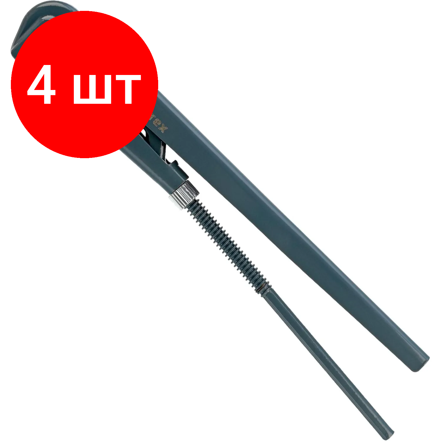 Комплект 4 штук, Ключ трубный рычажный КТР-3 СИБРТЕХ (15772)