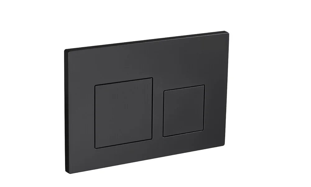 Кнопка смыва для унитаза EvaGold 05 черная, матовая, кнопка для инсталляции, двойной смыв