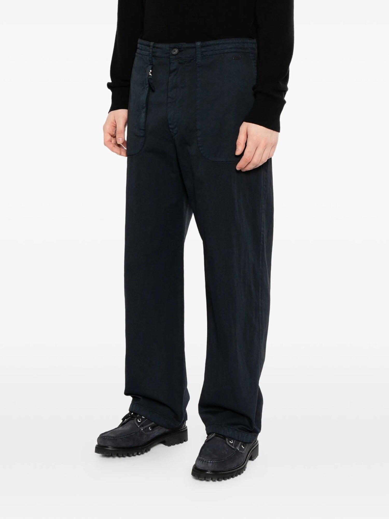 Брюки MASSIMO OSTI STUDIO Patch pocket trousers, размер 50, синий — фото 1