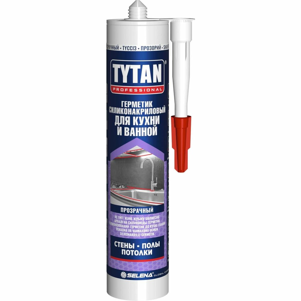 Силиконакриловый герметик для кухни и ванной TYTAN PROFESSIONAL PROFESSIONAL