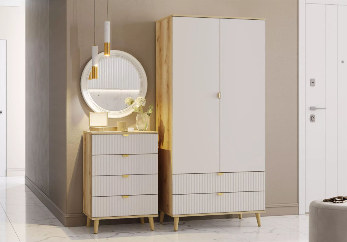 Прихожая Дакота Комплектация 1, Сантьяго/Дуб Делано