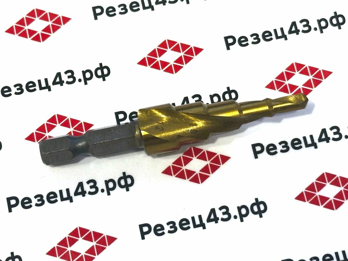 Ступенчатое сверло HSS 4-12 mm (5 steps)