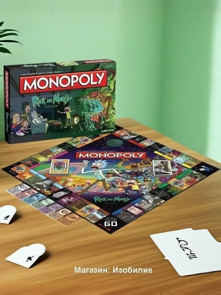 MonopolyRickMorty-Настольная игра пасьянс
