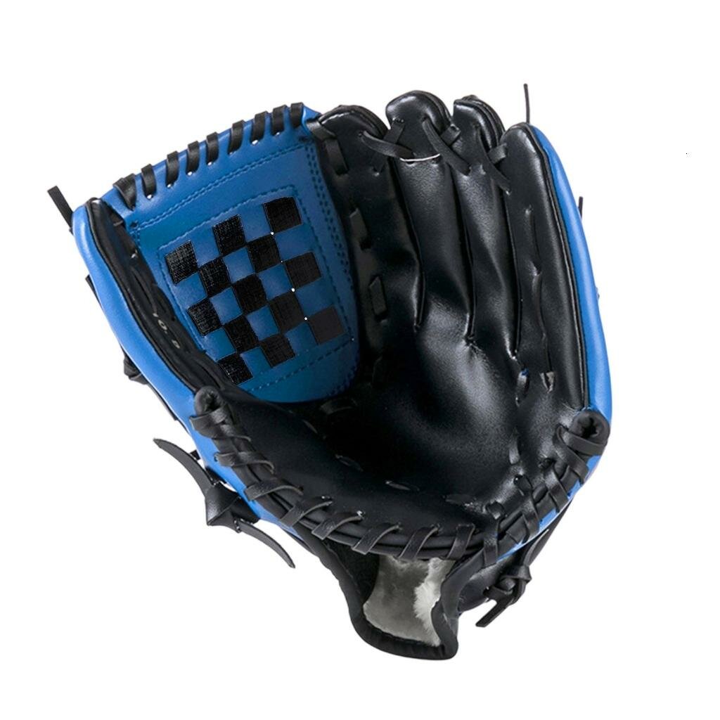 Бейсбольная перчатка для левой руки, Синий и черный - 11,5-дюймовые подростки