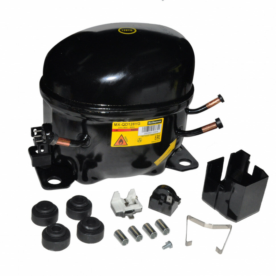 Компрессор Berlingtoun MX-QD128YG (R-600a, 215W при -23.3C) MX-QD128YG