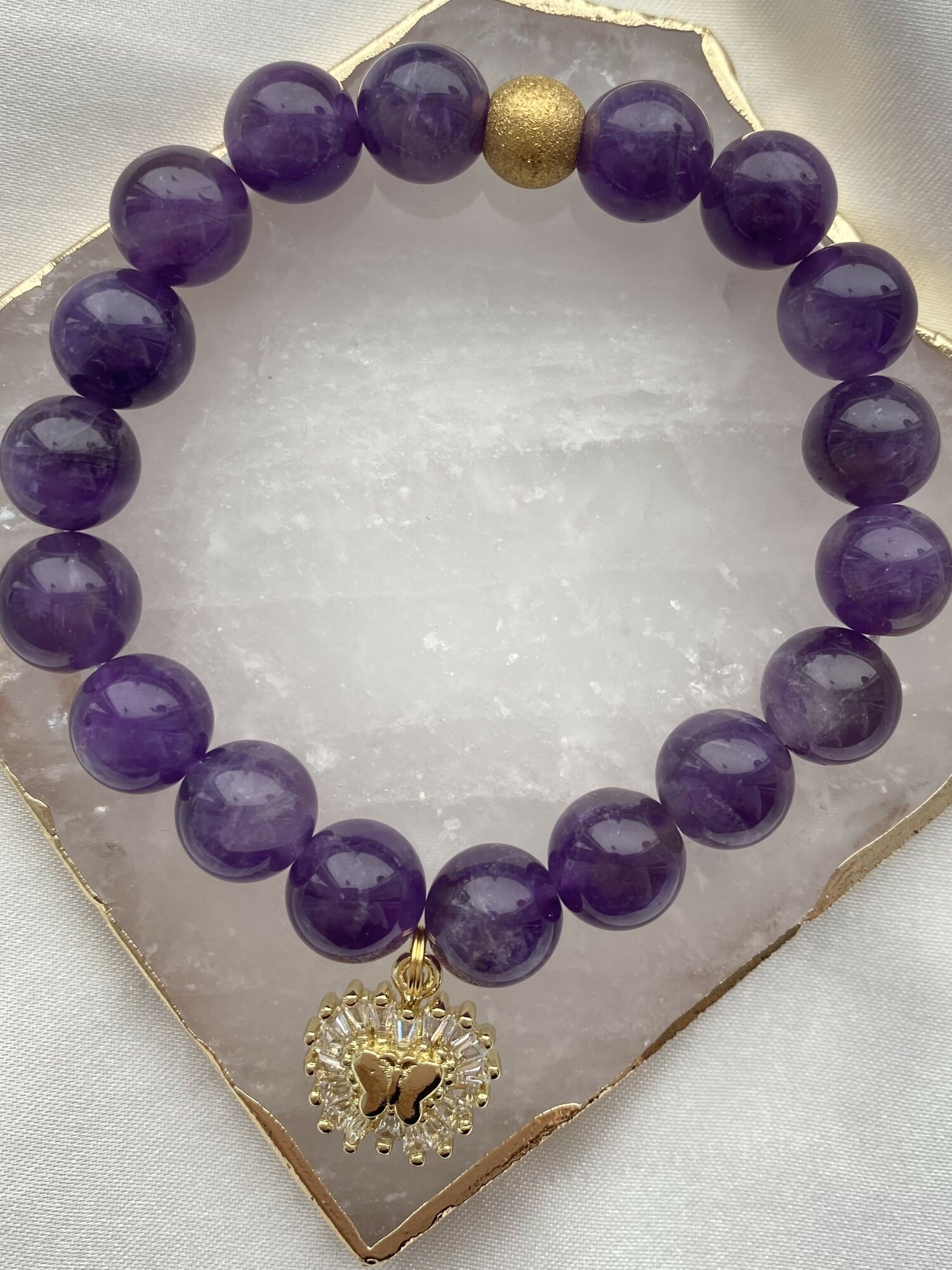 Браслет, аметист