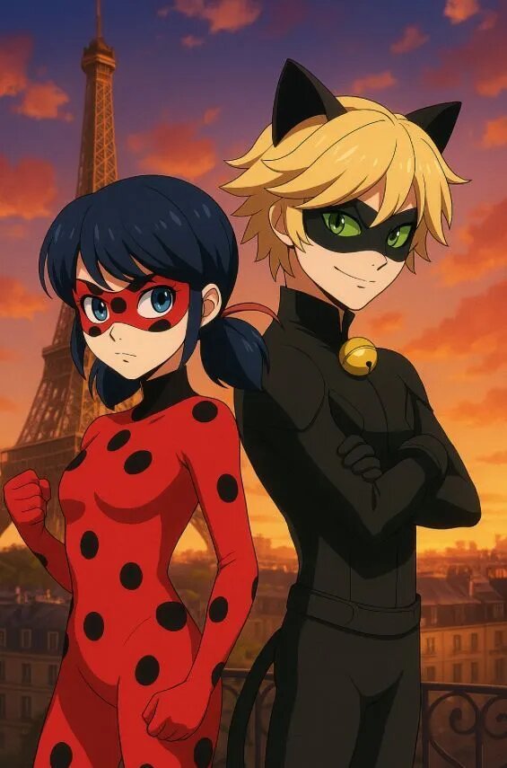 Алмазная Картина "Мультфильмы Леди Баг" 30х40 См Алмазная Вышивка / Картина Стразами Подарков