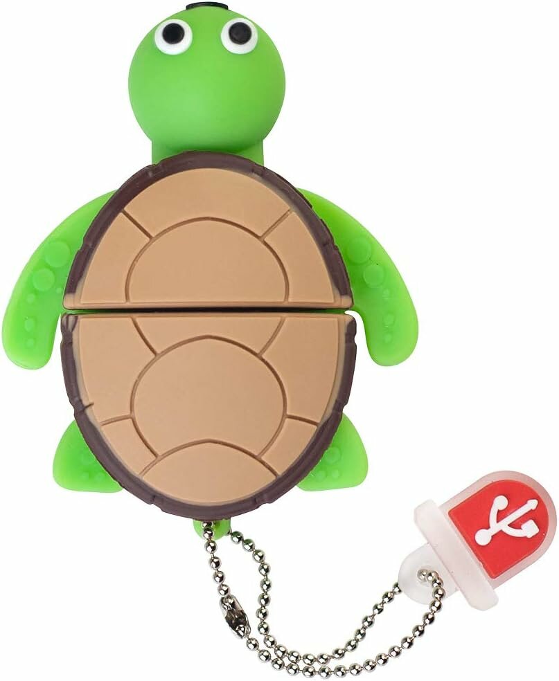 512 ГБ USB-флешка в виде милой мультяшной морской черепахи, подарок для студентов и детей